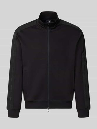 A|X Armani Exchange Regular Fit Sweatjacke aus Baumwoll-Mix Modell Felpa
