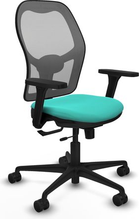 Piqueras y Crespo B&uuml;rostuhl mit verstellbaren Armlehnen, h&ouml;henverstellbare Lendenwirbelst&uuml;tze, ausgestattet mit Syncro/Traslack und eingespritztem Schaum. Mit Rollen vo