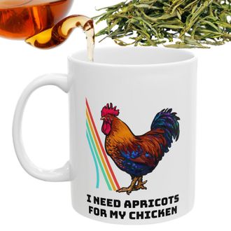 Generico Keramiktasse in Hennenform, 350 ml, Keramikbecher f&uuml;r Getr&auml;nke, lustige Kaffeetassen, f&uuml;r Party, Reisen, Zuhause, B&uuml;ro