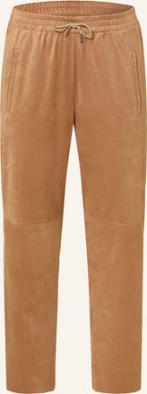 Cinque Cinque 7/8-Hose Cisola In Lederoptik braun