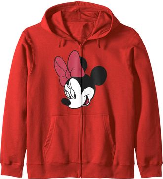 Disney Mickey und seine Freunde Minnie Maus Gro&szlig;es Gesicht Kapuzenjacke
