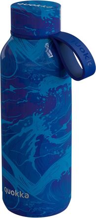 Quokka SOLID MIT HALTERUNG WAVES | THERMOSFLASCHE AUS EDELSTAHL MIT HALTERUNG 510 ML