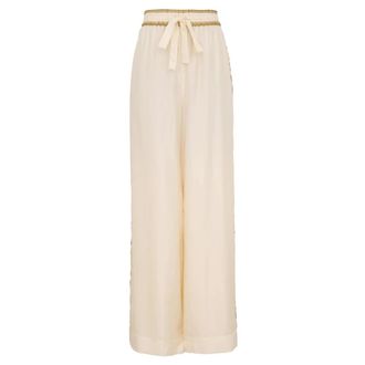 Zimmermann Luna Retro Track Pant - - Trousers - Damen - Beige - M