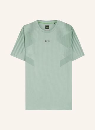 HUGO BOSS T-Shirt Ts_Active Push Slim Fit gruen