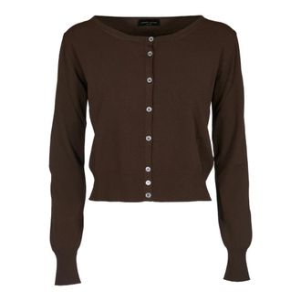 Roberto Collina Braune Coreana Pullover - - Knitwear - Damen - Braun - S