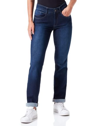 Gardeur Damen VICKY803 Hose, Dark Rinse Used(7169), 32