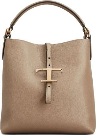 Tod's Femme, Sacs, Brun, Taille: ONE Size T Timeless Mini Sac Seau