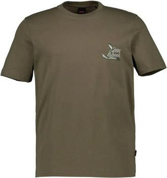 Boss Orange by Hugo Boss BOSS Orange Herren T-Shirt gr&uuml;n Baumwolle