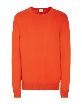 8 by YOOX COTTON-CASHMERE BLEND BASIC CREW-NECK JUMPER