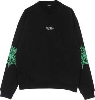 Phobia Archive Homme, Sweatshirts et sweats &agrave; capuche, Noir, Taille: M SweaT-shirt de surv&ecirc;tement l&eacute;ger &agrave; manches longues