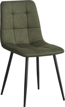 Stylife Stuhl, Gr&uuml;n, Schwarz, Metall, Textil, konisch, 45x86.5x55 cm, Esszimmer, St&uuml;hle, Esszimmerst&uuml;hle, Vierfu&szlig;st&uuml;hle