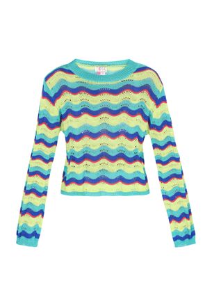 Izia Pullover Frauen aqua mehrfarbig