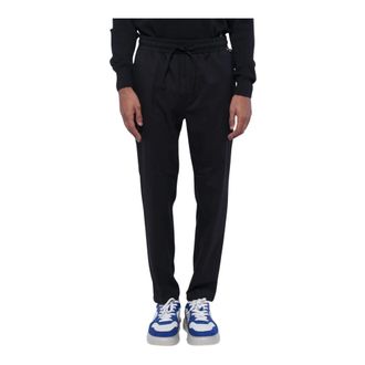John Richmond Homme, Pantalons, Noir, Taille: W46 Pantalon &agrave; Cordon de Serrage avec Ceinture &Eacute;lastique
