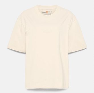 Timberland Lush Comfort Kurzarm-T-Shirt f&uuml;r Damen in Beige, Damen, Beige, Gr&ouml;&szlig;e