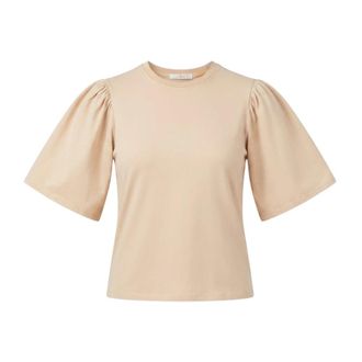 7 For All Mankind T-Shirt - - Tops - Damen - Beige - S