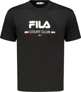 Fila Homme, Tops, Noir, Taille: XL T-Shirt &agrave; Manches Courtes