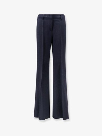 Etro Wool blend trousers with paisley pattern - ETRO - gender_Woman
