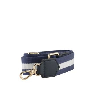 Pourchet Femme, Sacs, Bleu, Taille: ONE Size Rayures Shoulder Strap