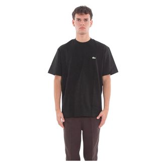 Lacoste Homme, Tops, Noir, Taille: 2XL Back Tennis Print Jersey Tee