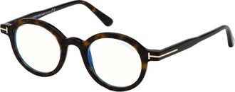 Tom Ford Blau Block Brillengestelle - - Accessories - unisex - Braun - 45 MM