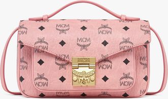 MCM Tracy Umh&auml;ngetasche in Visetos SOFT PINK VISETOS