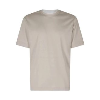Eleventy Rundhals-T-Shirt - - Tops - Herren - Beige - S