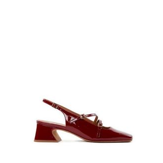 Bobbies Sling-back Becca en cuir