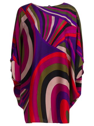 Pucci Caftan en soie Pucci « Iris »
