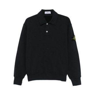 Stone Island Polo-Sweatshirt - - Tops - Herren - Blau - L