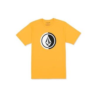 Volcom T-Shirt &agrave; Manches Courtes Mega Circle pour Homme, Or Vieilli., Taille S