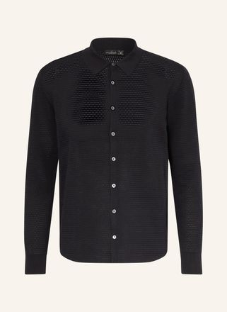 van Laack Van Laack Strickhemd Vl-Safino-Xx Regular Fit blau