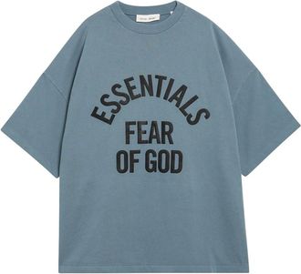 Fear of God Homme, Tops, Bleu, Taille: L Campus 90s Short Sleeve Tee