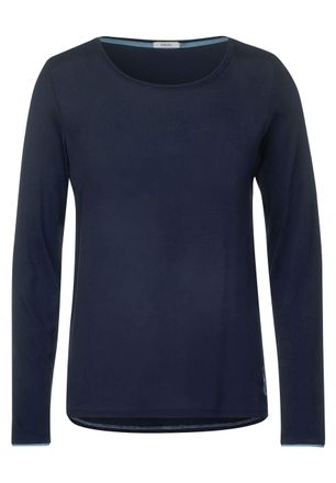 Cecil Damen 315475 T-Shirt, deep Blue, Medium