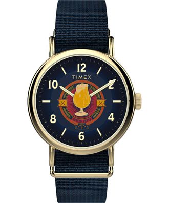 Timex Harry Potter X Timex Weekender Butterbeer Blau Unisex Armbanduhr TW2Y76100