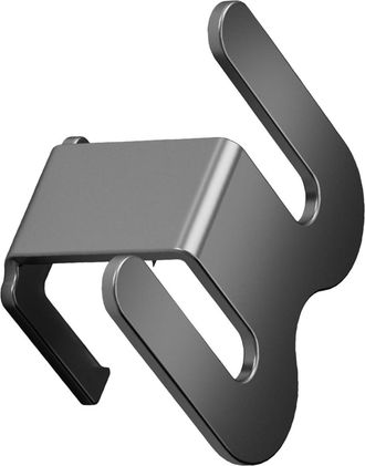 BESPORTBLE Pantoffelregal ohne Bohren Wandschuhregal aus Aluminium Hausschuhehalter für Badezimmer und Eingangsbereich Platzsparende Schuhaufbewahrung Stabiles A