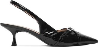 Stuart Weitzman Pumps Georgie Slingback 50 SM977 Schwarz