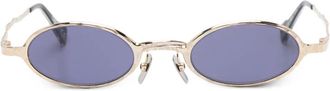 Kuboraum Maske Z24 Sonnenbrille mit ovalem Gestell - Gold