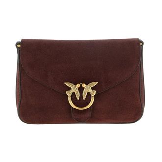 Pinko Pinko - Love Satchel Mini - Femme - Sacs - Brun - Taille: ONE Size