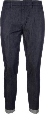 Dondup Homme, Pantalons, Bleu, Taille: W35 Slim-fit Pantalons