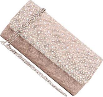 Hemoton Pochette de Soirée de Paquet à Main Élégant à Chaîne Petit Format Mariage et Cérémonie Accessoire pour Bal et Cocktail