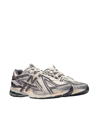New Balance Unisex Running Trainers Natural-Silver-Black Natural/silver/black Sneaker
