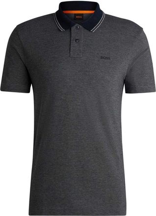 HUGO BOSS Peoxfordnew Poloshirt f&uuml;r Herren, kurz&auml;rmlig (Dunkelblau)