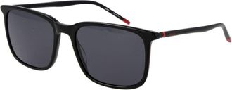HUGO BOSS Schwarze Acetat-Sonnenbrille