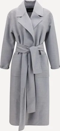 Fabiana Filippi Belted double wool Coat Female 42