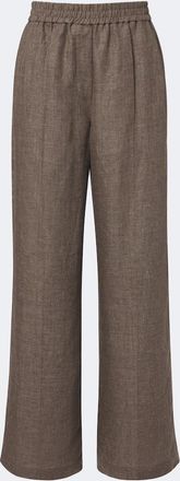 Brunello Cucinelli Weite Hose aus Leinen