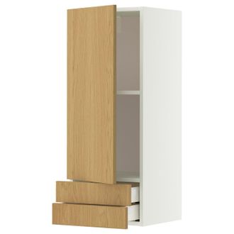 IKEA METOD / MAXIMERA Wandschrank mit T&uuml;r/2 Schbubladen