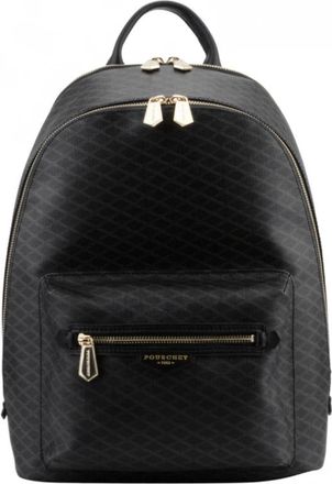 Pourchet Femme, Sacs, Noir, Taille: ONE Size Volver Coated Backpack