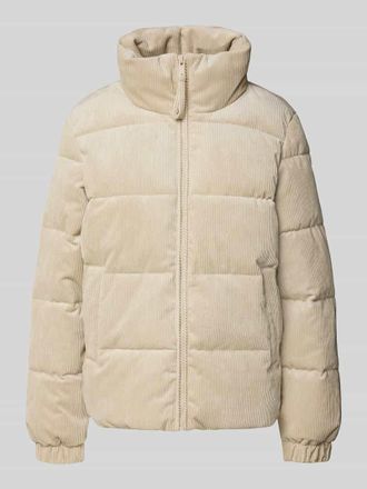 Tom Tailor Denim Regular Fit Puffer Jacket in Cord-Optik