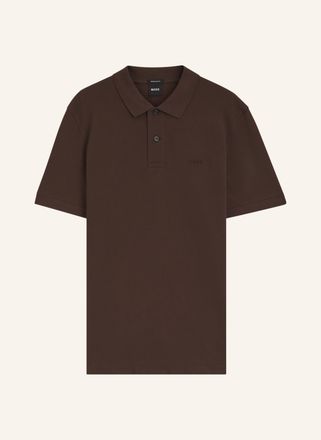 HUGO BOSS Piqu&eacute;-Poloshirt Pallas Regular Fit braun