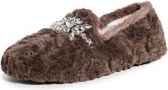 Free People Pantoufles mocassins contemporains pour femme, chocolat, 37.5 EU